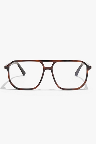 Dark Tortoise Shell Dylan Blue Light Glasses - Accessories | Country Road
