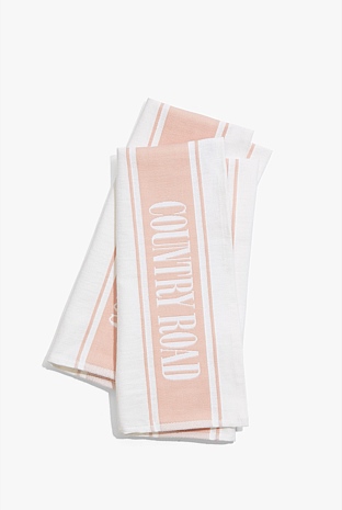 Rose Heritage Australian Cotton Tea Towel Pack of 2 - Australian Grown ...