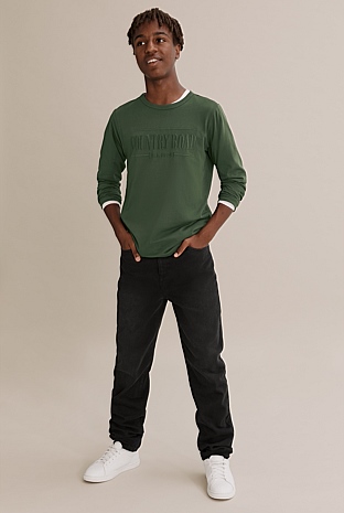 Teen Verified Australian Cotton Long Sleeve Heritage T-Shirt - T-Shirts ...