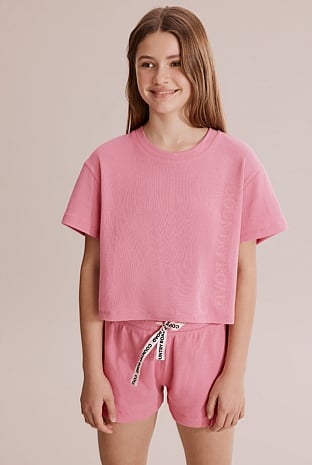 Teen Australian Cotton Waffle Pyjama Set - Sleepwear | Country Road