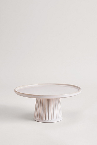 Natural Bateman Stoneware Cake Stand - Serving | Country Road