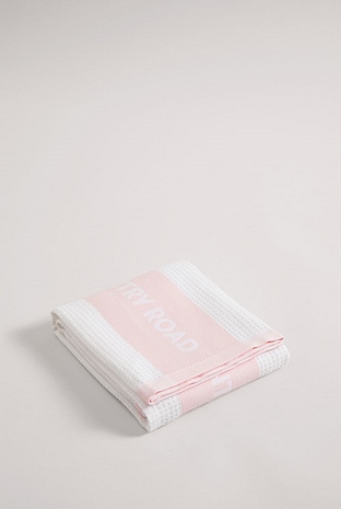 Ice Pink CR Logo Australian Cotton Tea Towel - Natural Fibres | Country ...