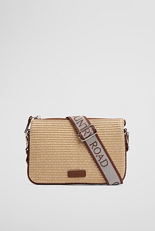 Tan Woven Tri Crossbody Bag - Bags | Country Road
