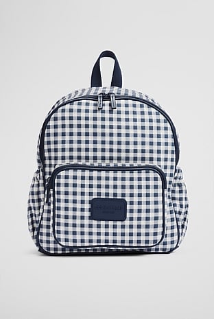 Navy Gingham Backpack - Accessories | Country Road