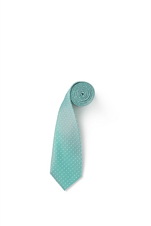 Aqua Tri Colour Polka Dot Tie - Ties & Pocket Squares | Country Road