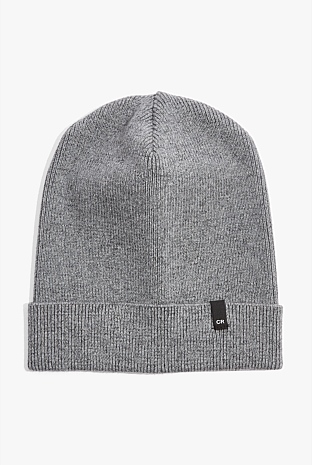 Mid Grey Cotton Beanie - Hats & Scarves | Country Road