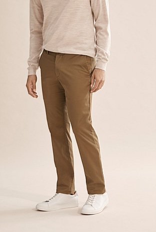 Walnut Regular Fit Travel Trouser - Chinos | Country Road