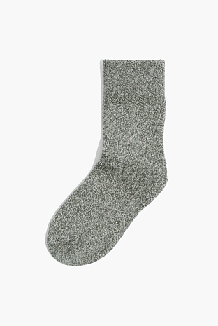 Moss Green Cushion Quarter Crew Boot Sock - Socks & Tights | Country Road