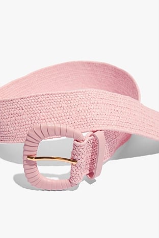 Candy Pink Elastic Woven Belt - Belts | Country Road