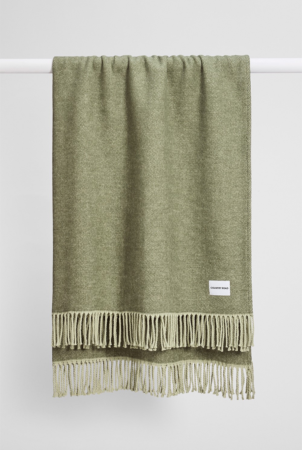 Dark Olive Selina Throw - Throws | Country Road