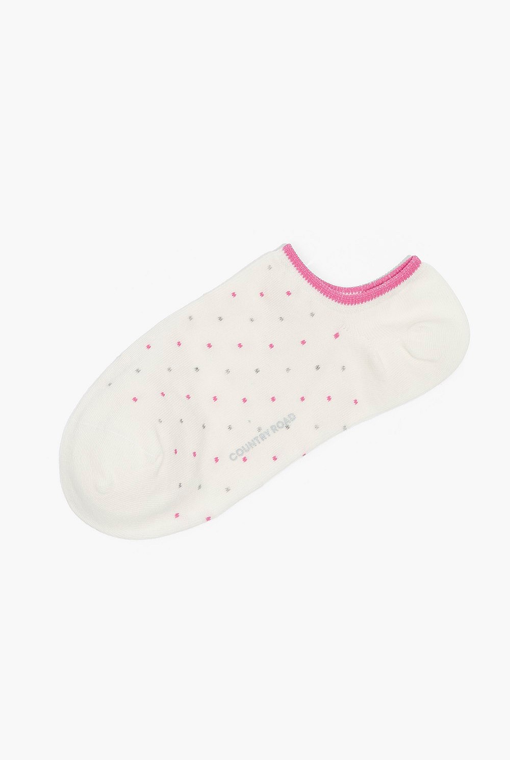 White Multi Micro Dot Low Cut Sock - Socks & Tights | Country Road