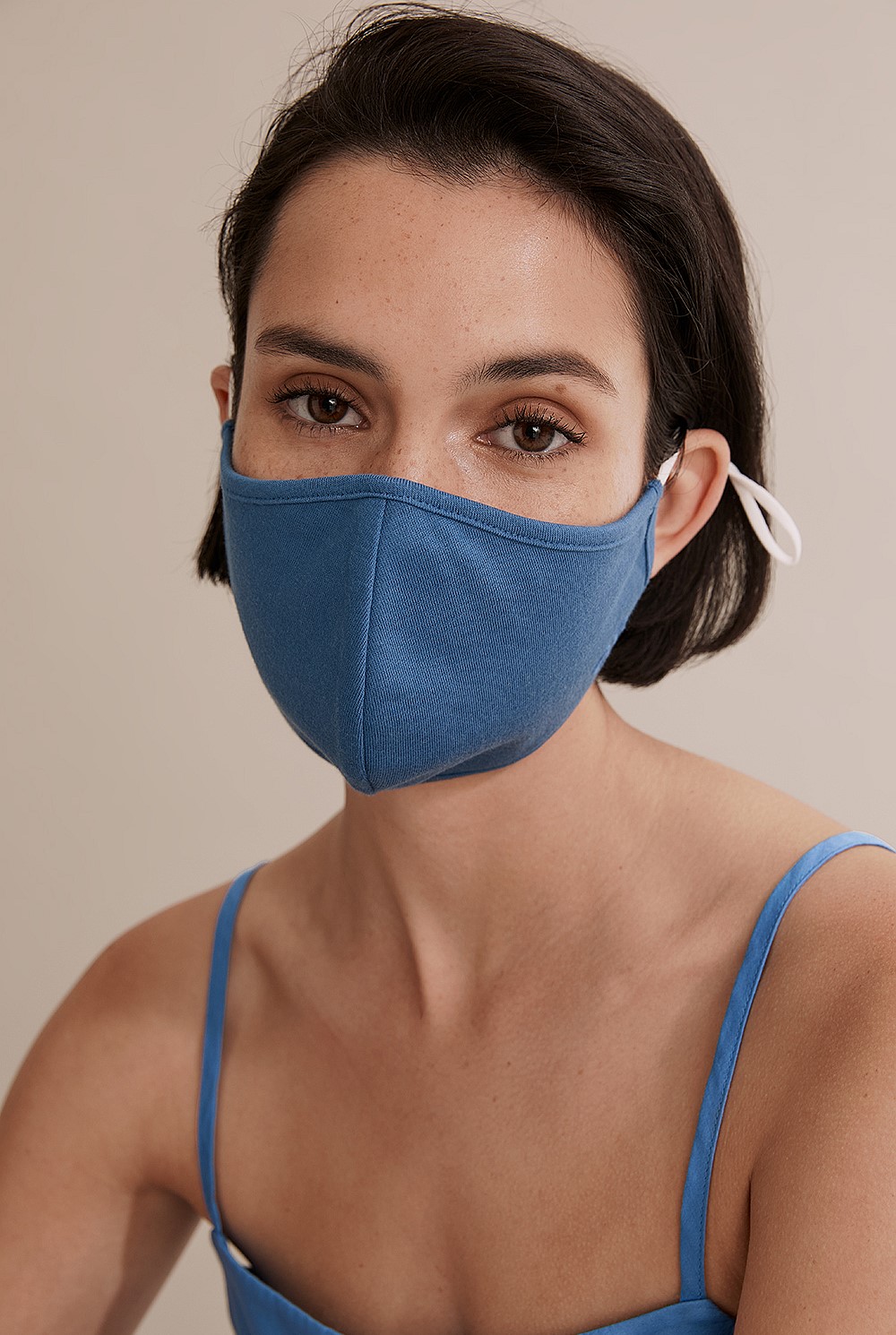 Venice Blue CR Embroidered Cotton Mask - Hats, Scarves & Gloves ...