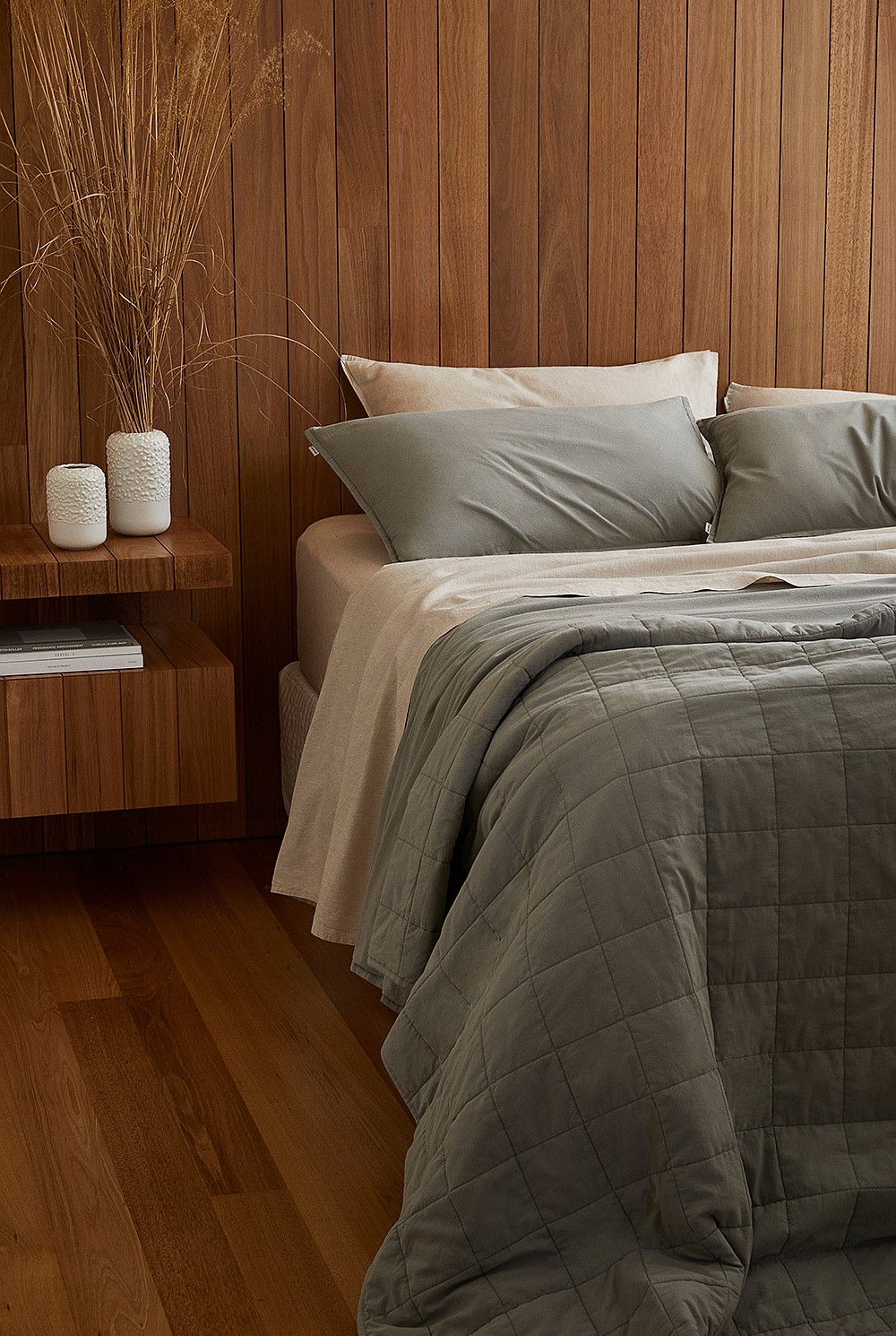 Gumleaf Brae Australian Cotton Bed Cover - Natural Fibres | Country Road