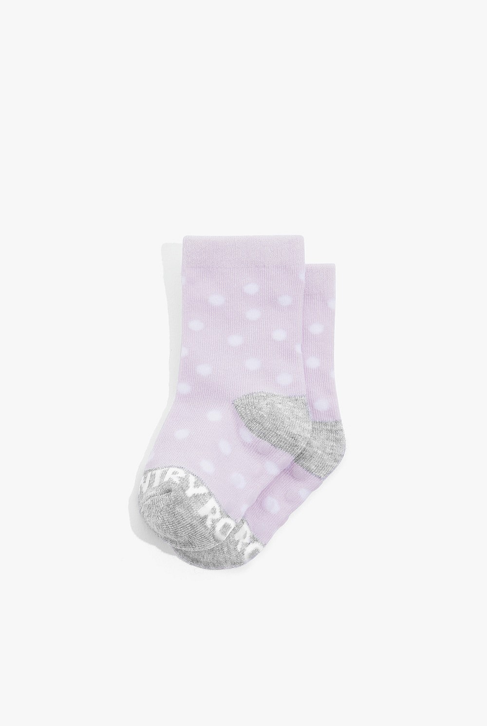 Lilac Cotton Spot Sock - Organically Grown or Recycled | Country Road