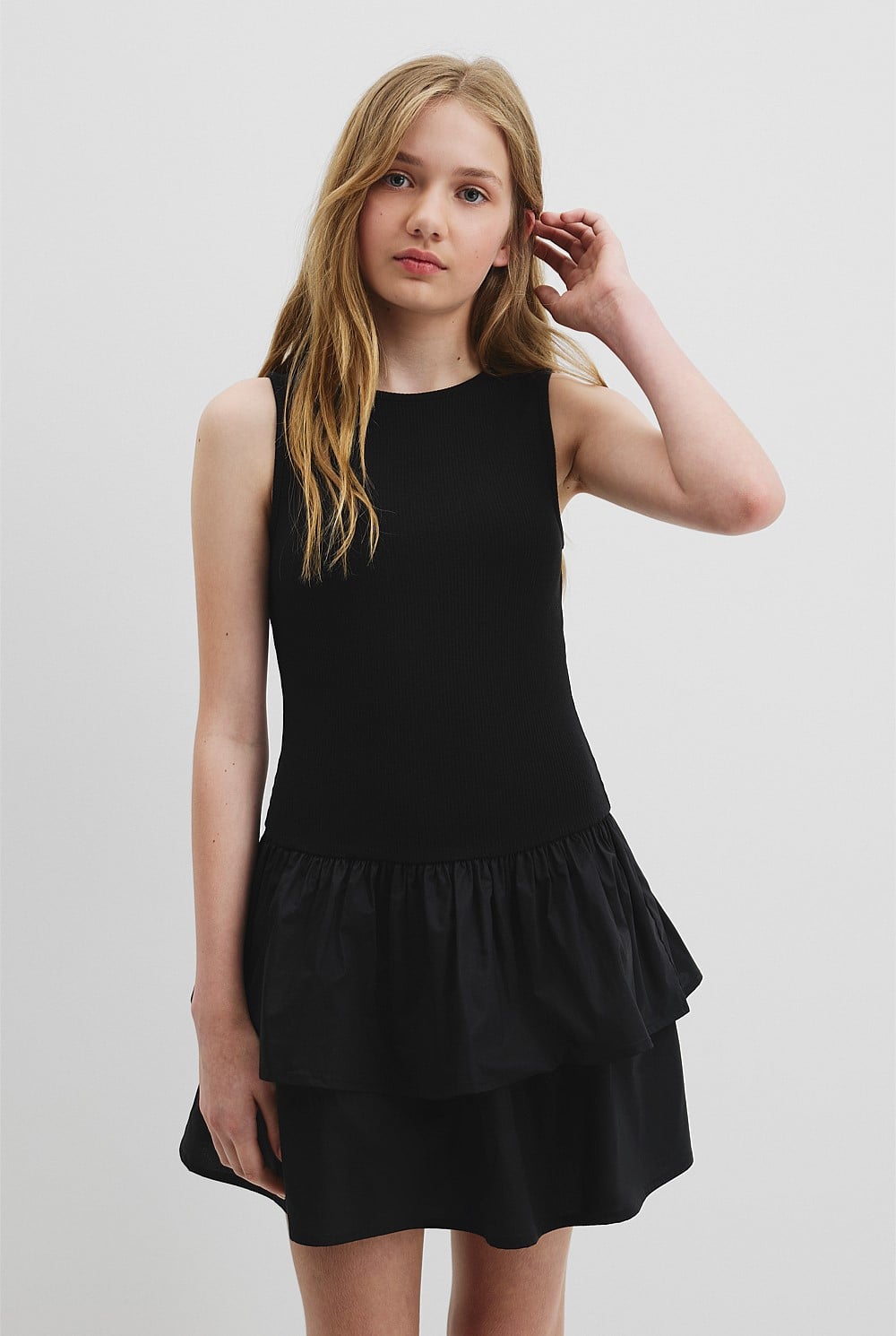 Teen Ruffle Mini Dress - Dresses | Country Road