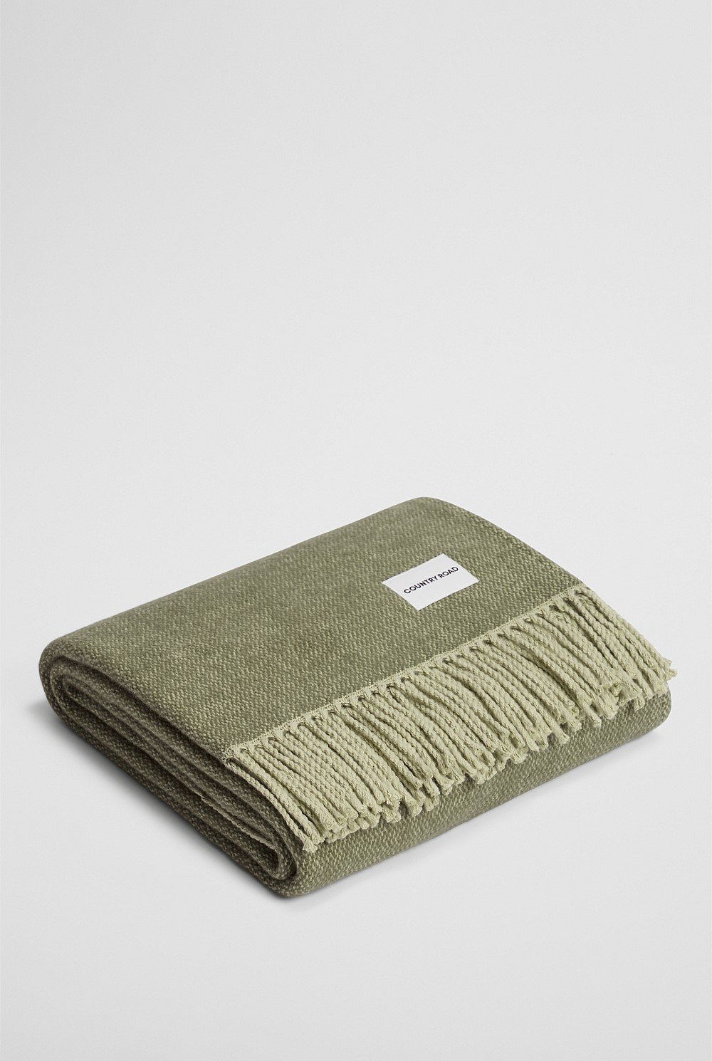 Dark Olive Selina Throw - Throws | Country Road