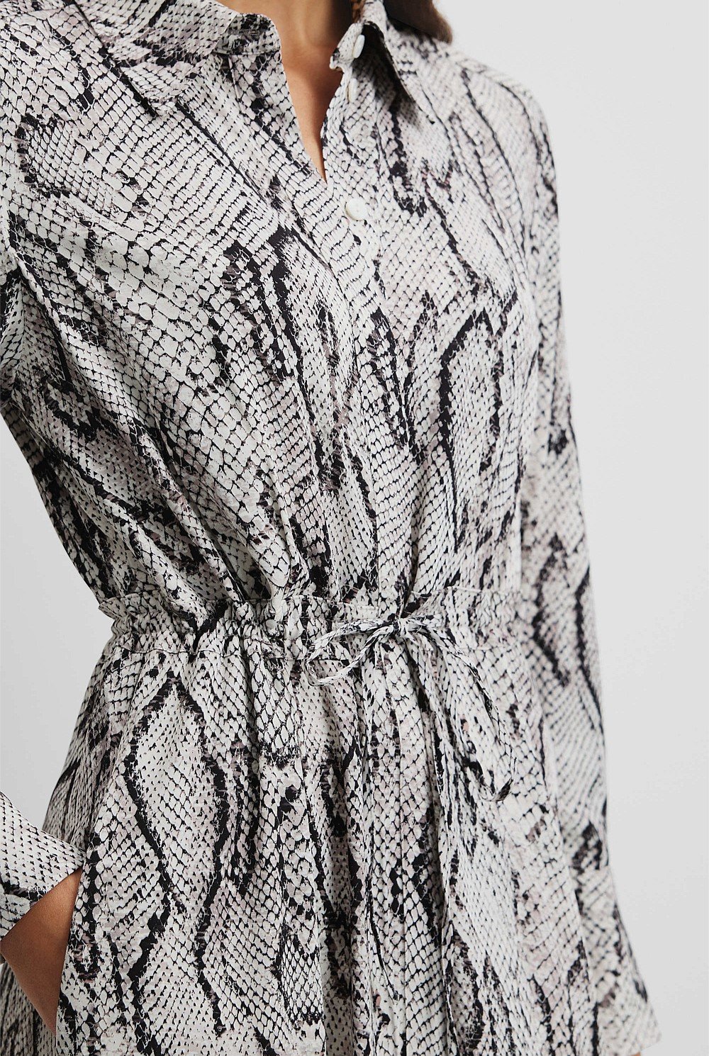 Snake Print Print Shirt Dress - Work | Country Road