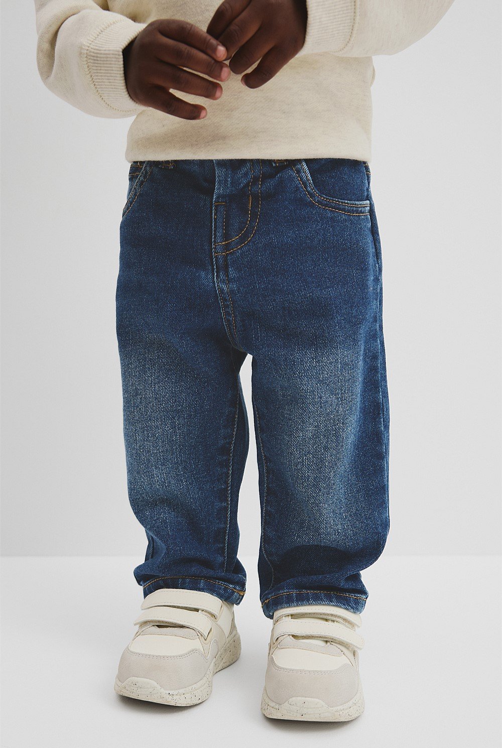 Mid Blue Wash Denim Jean - Pants | Country Road