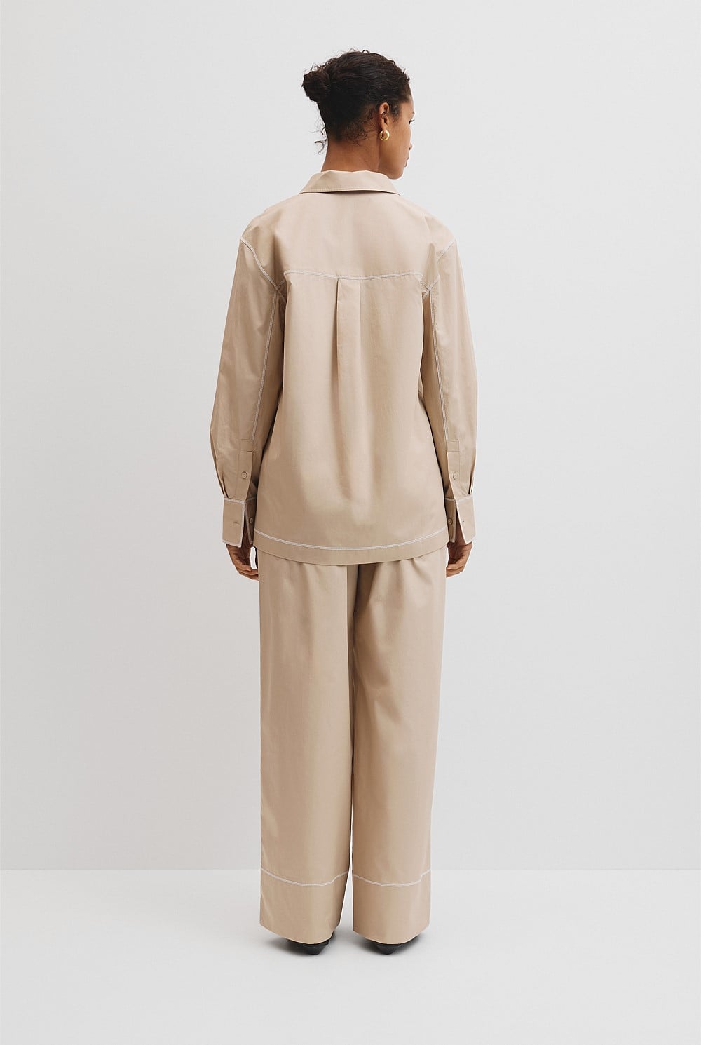 Birch Contrast Stitch Shirt - Work | Country Road