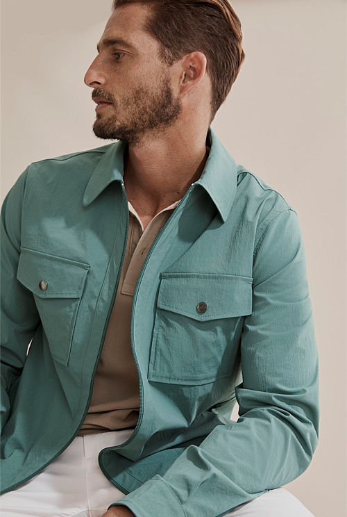 Sea Green Spray Jacket - Jackets & Coats | Country Road