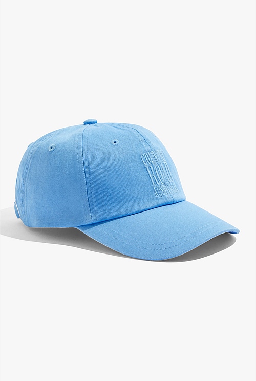 Seaside Blue Country Road Logo Cap - Hats, Scarves & Gloves | Country Road