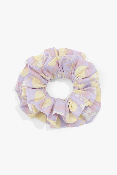 Lilac Peach Scrunchie - Accessories | Country Road