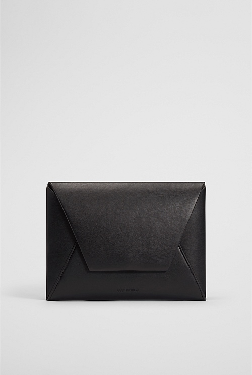 Black Envelope Clutch - Bags | Country Road
