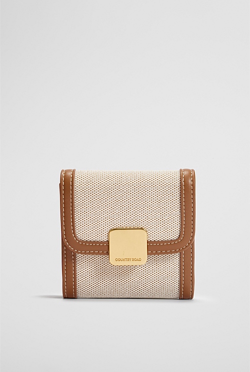 Tan Canvas Wallet - Bags | Country Road