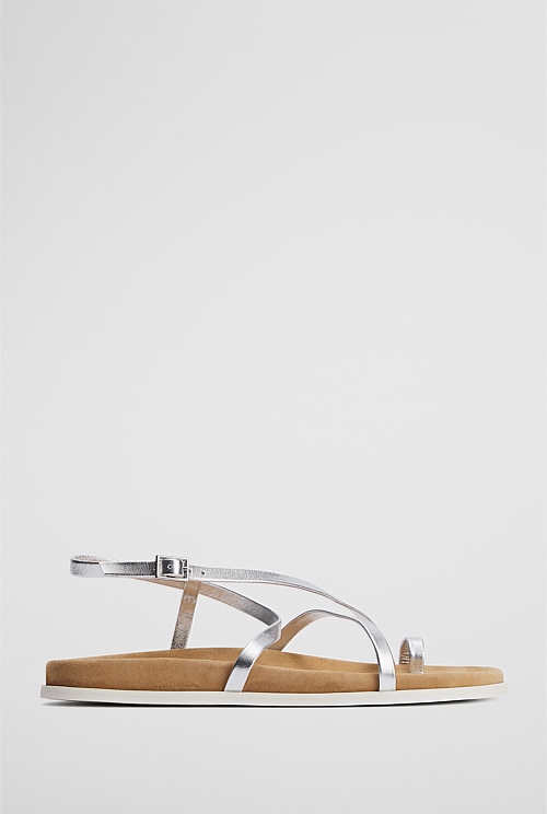 Silver Tirren Sandal - Holiday | Country Road