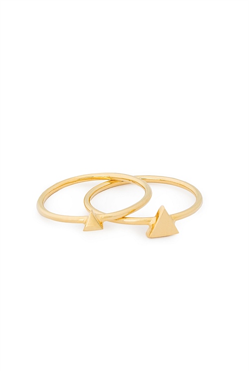 Gold Flag Rings - Jewellery | Country Road