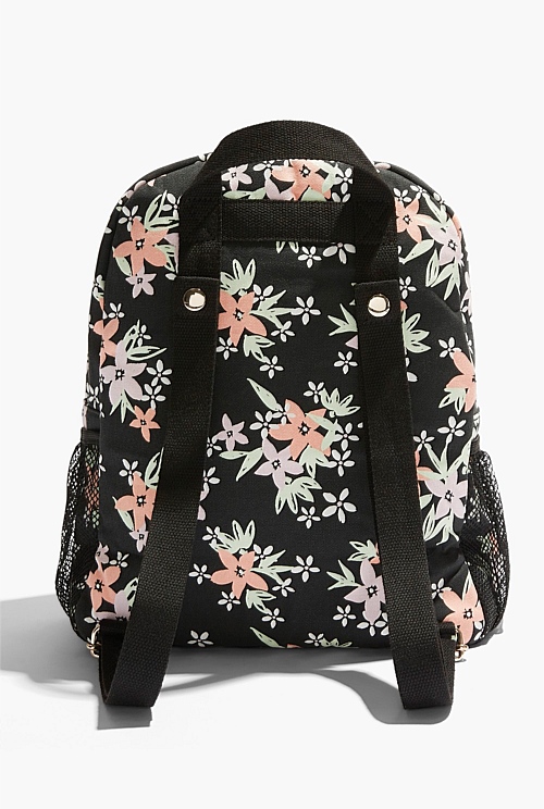 Charcoal Multi Flower Backpack - Accessories | Country Road