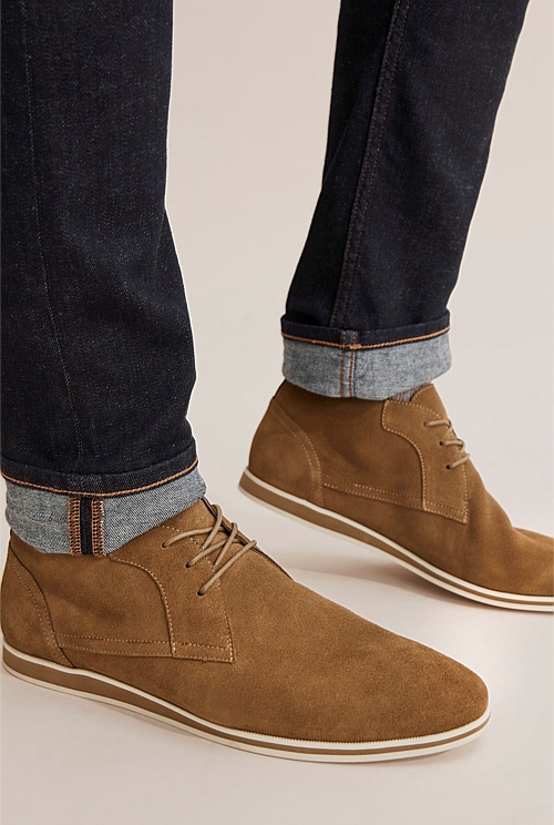 Stone Mid Cut Sneaker - Sneakers | Country Road