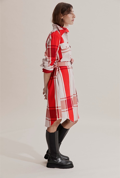 Barley Brushed Cotton Dress - Dresses | Country Road