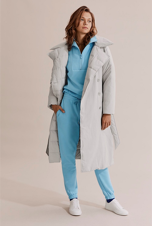 Oxygen Australian Cotton Rib Detail Sweat - Natural Fibres | Country Road