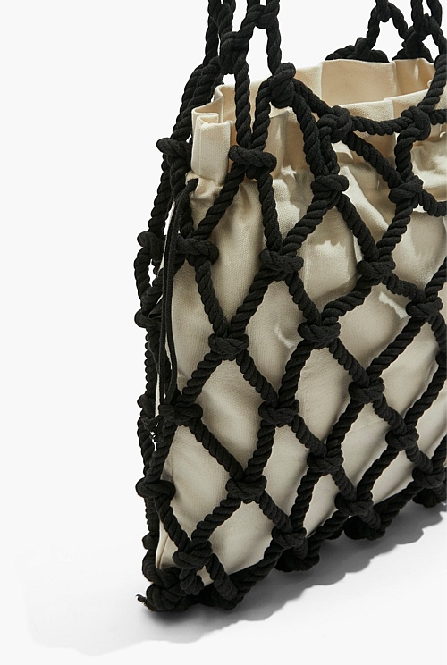 Wheat Knot Drawstring Tote - Bags | Country Road