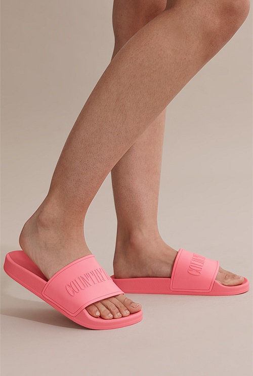 Flamingo Pink Country Road Slide - Sandals & Thongs | Country Road