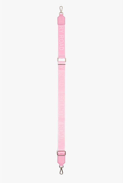 Vibrant Pink Nylon Branded Bag Strap - Bags | Country Road