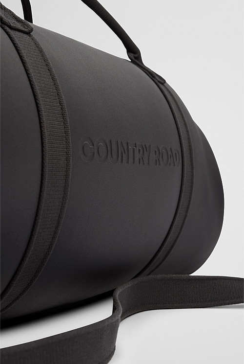Black Neoprene Logo Tote - Bags | Country Road