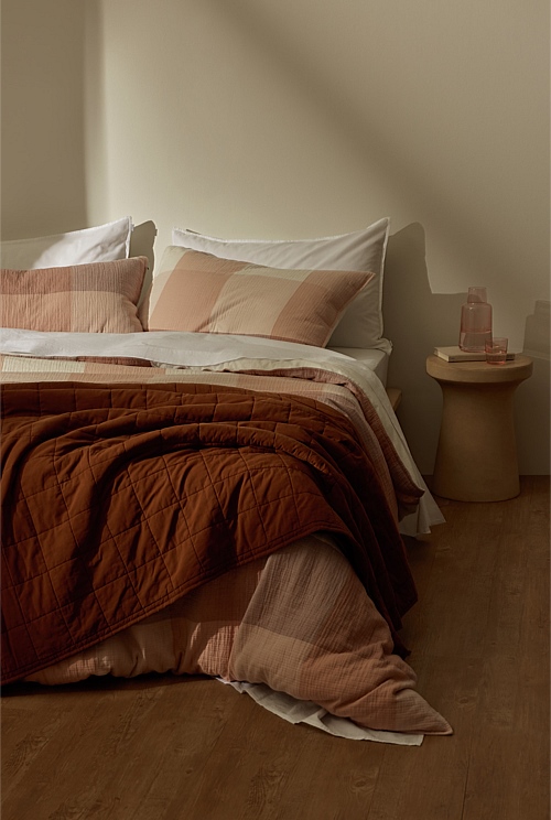 Cinnamon Brae Australian Cotton Bed Cover - Bed Covers & Blankets ...
