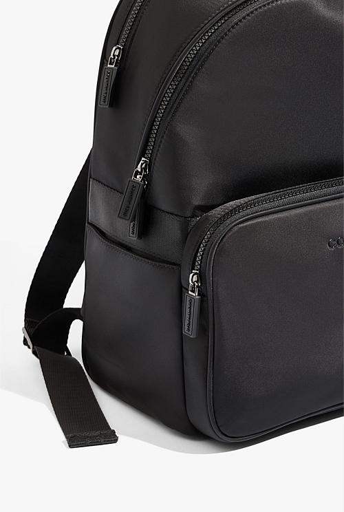 Black Recycled Nylon Travel Backpack - Bags | Country Road