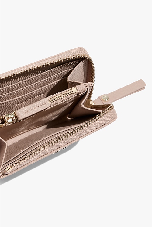 Sand Small CR Zip Wallet - Wallets & Pouches | Country Road