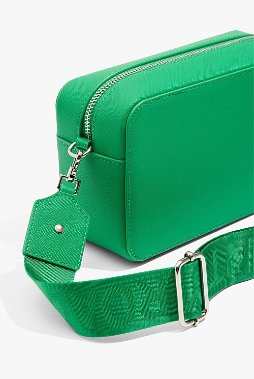 Jewel Green Branded Camera Bag - Bags | Country Road