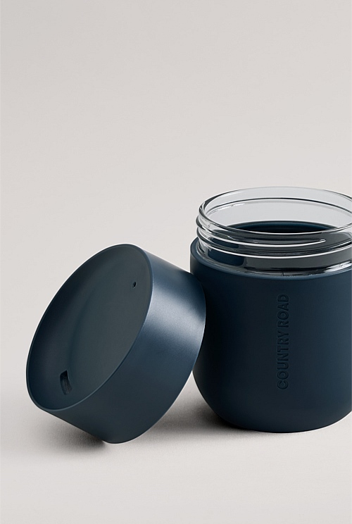 Navy Nico Reusable Cup - Mugs | Country Road