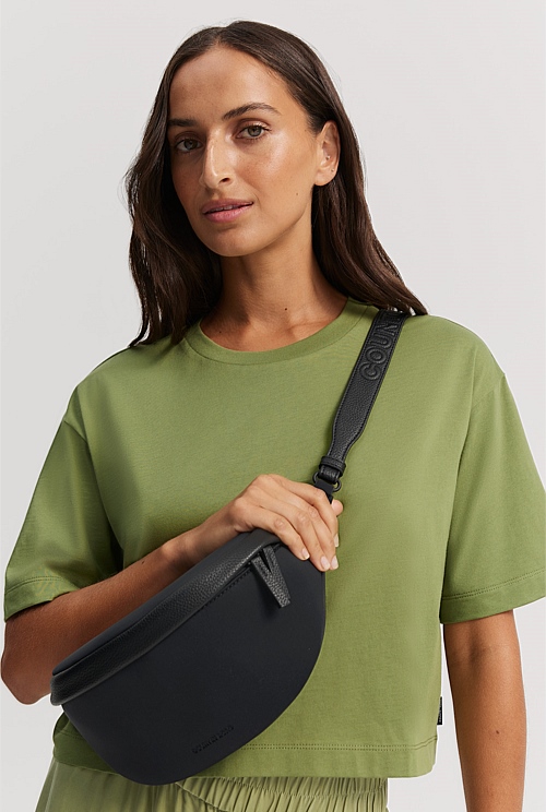 Black Branded Neoprene Waist Bag - Bags | Country Road