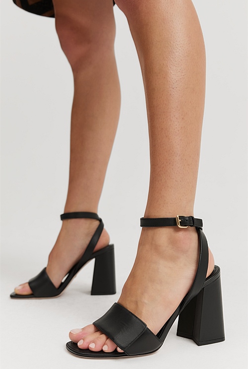 Black Madison Heel - Heels & Wedges | Country Road