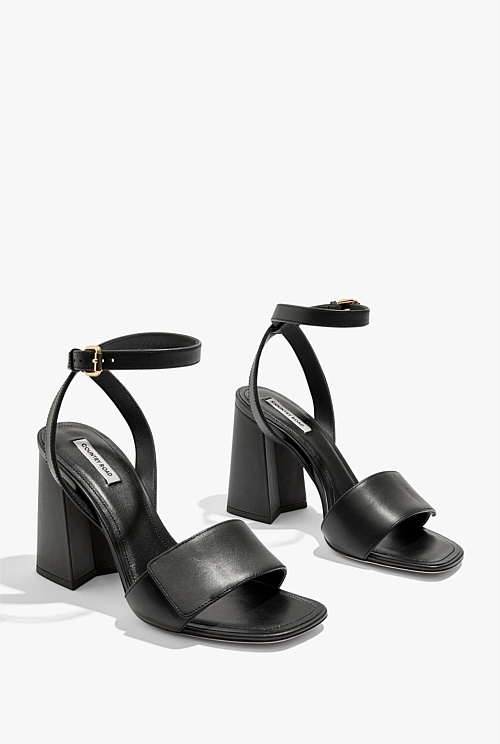 Black Madison Heel - Heels & Wedges | Country Road