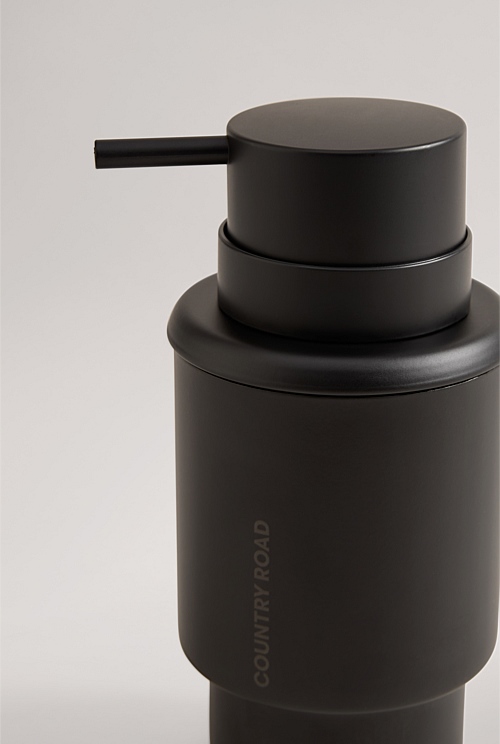 Black Fitzroy Soap Pump - Bathroom Accessories | Country Road