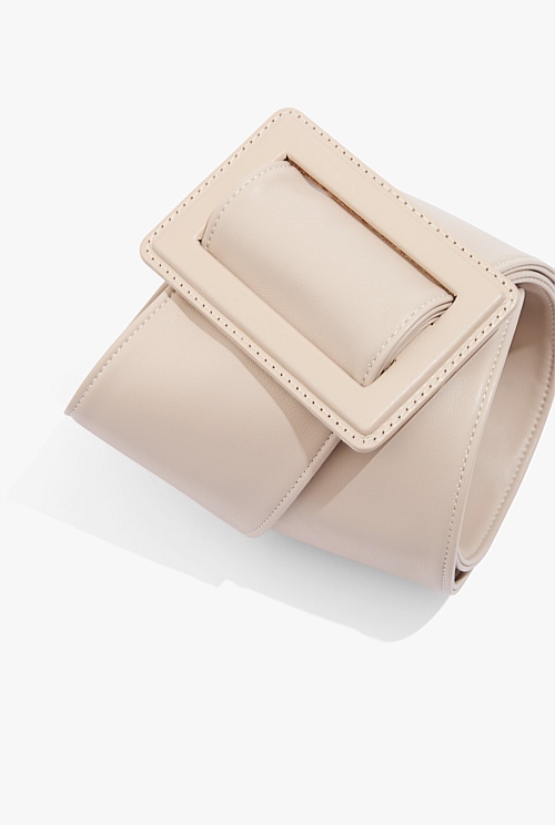 Natural Long Soft Belt - Belts | Country Road