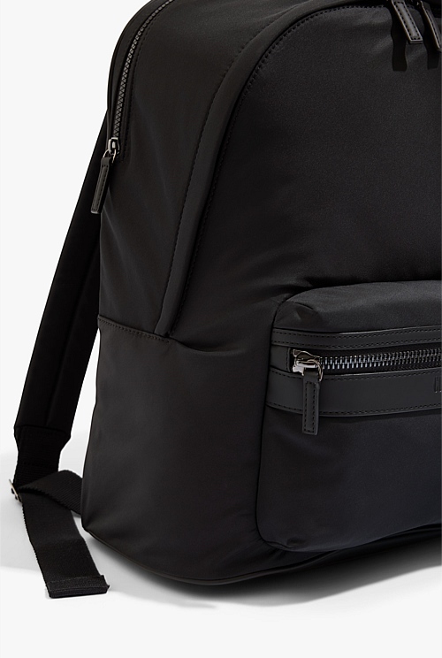 Black Recycled Polyester Backpack - Bags | Country Road