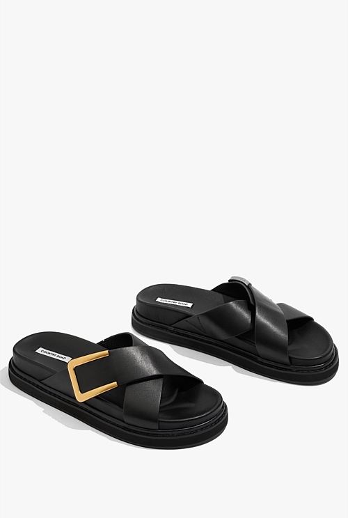 Black Tessa Sandal - Holiday | Country Road